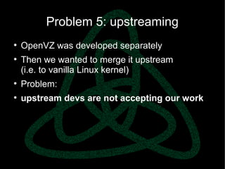 Seven problems of Linux containers | PPT