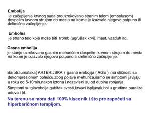 P1* CMAS/SOPAS program Tema 6. BAROTRAUME | PPT