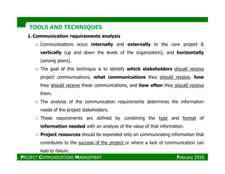 PMP_Project Communication Management | PDF