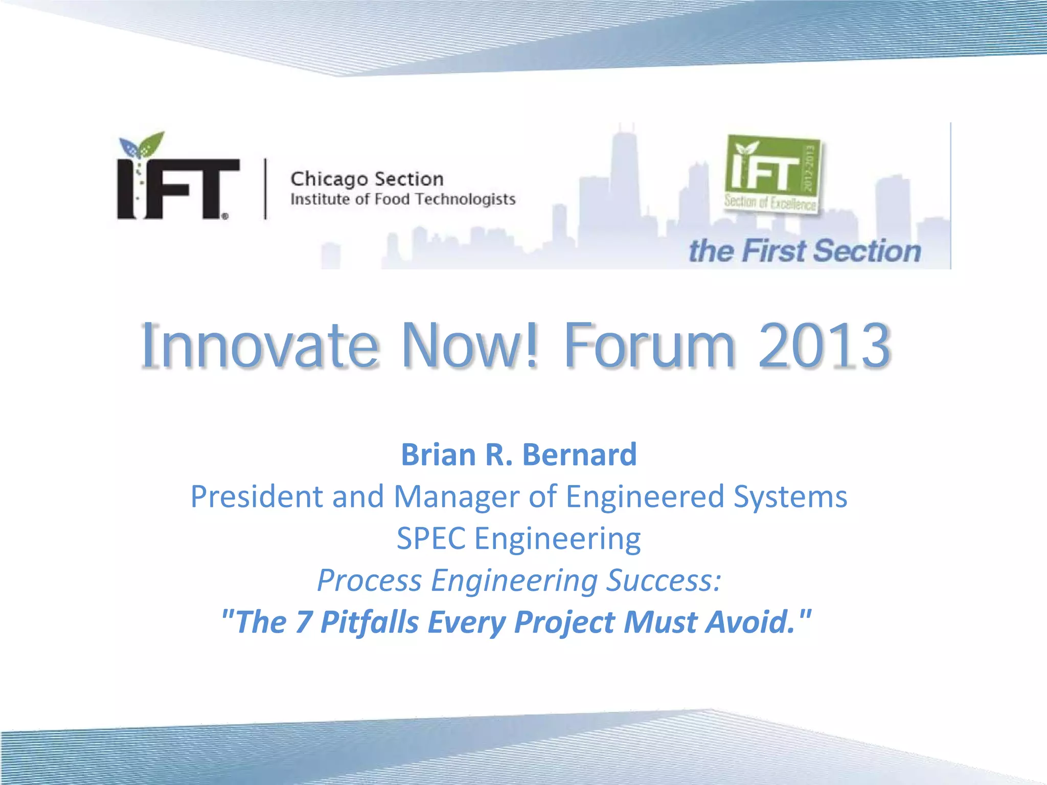 Project Management Success: The 7 Pitfalls Every Project Should Avoid | PDF