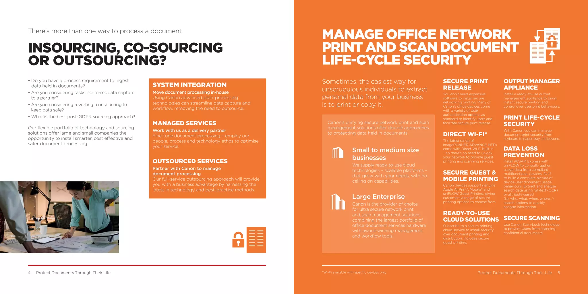 8 WAYS TO PROTECT THE DATA IN YOUR OFFICE: #7 Protect documents through their life | PDF