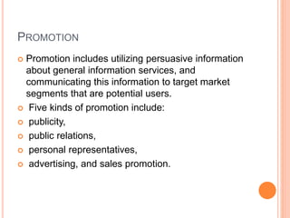 7 ps marketing strategies of Libraries | PPTX