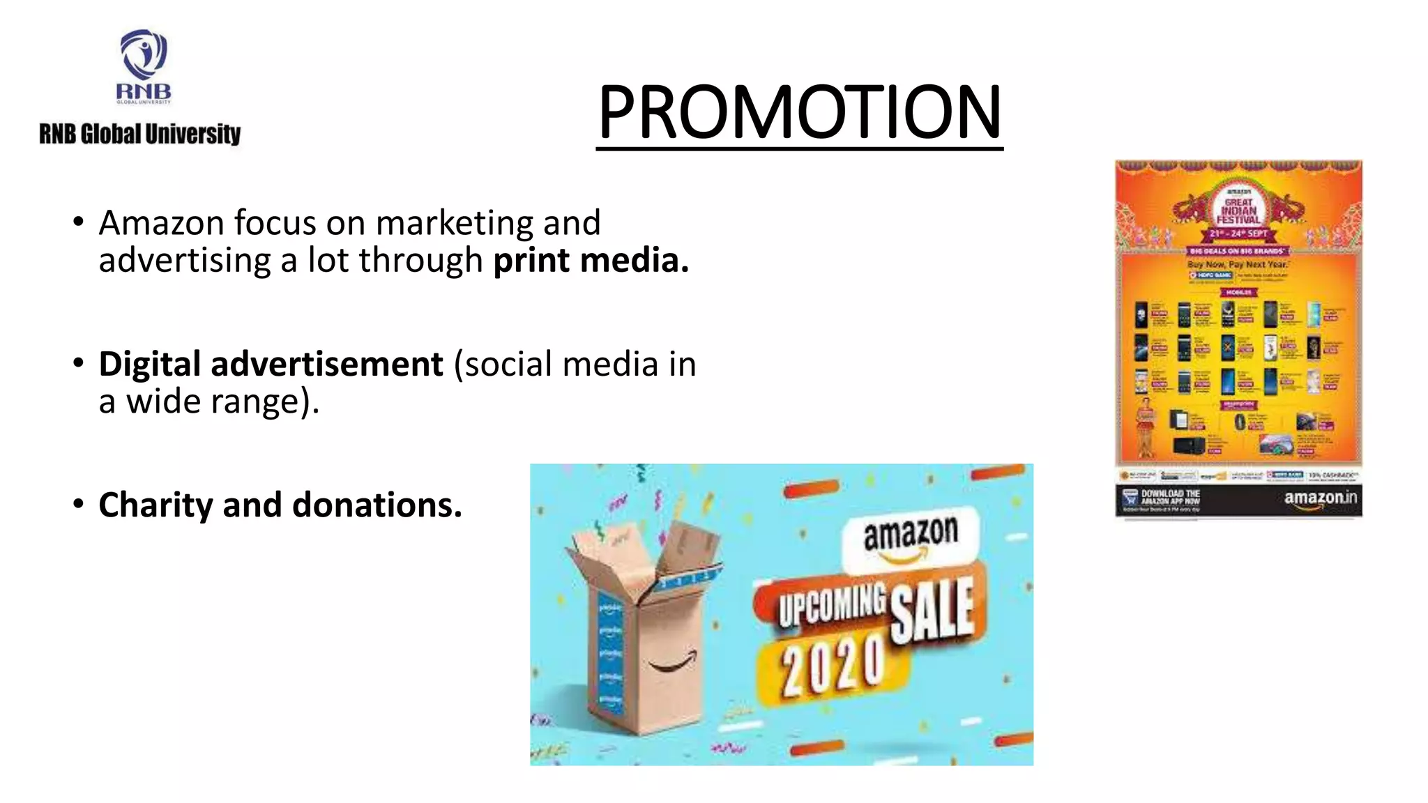 7 p's of marketing (amazon) | PPTX