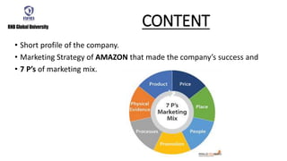 7 p's of marketing (amazon) | PPTX