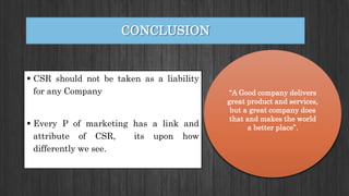 7 Ps of Marketing in CSR | PPTX