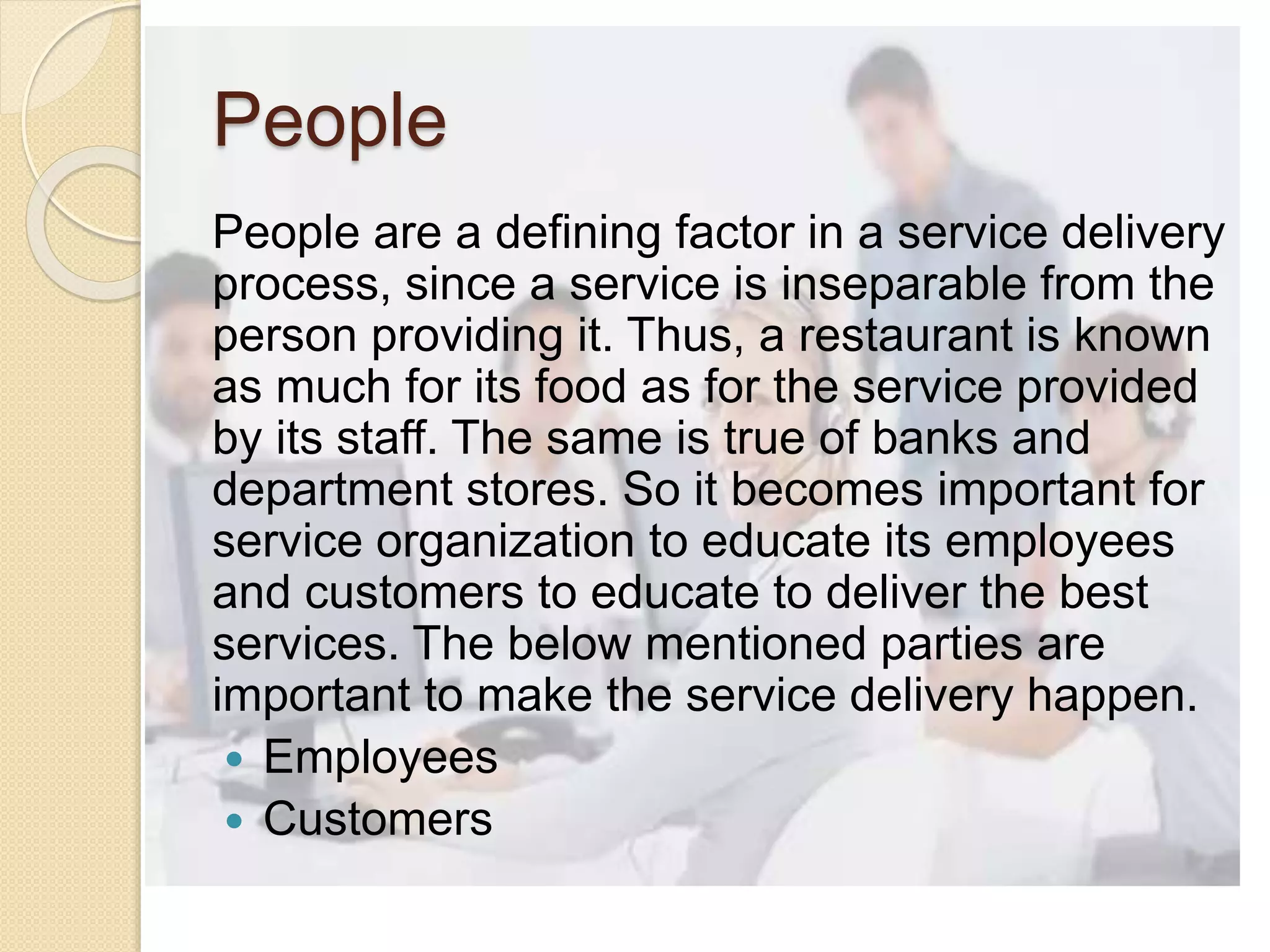 7 p's of service marketing | PPTX