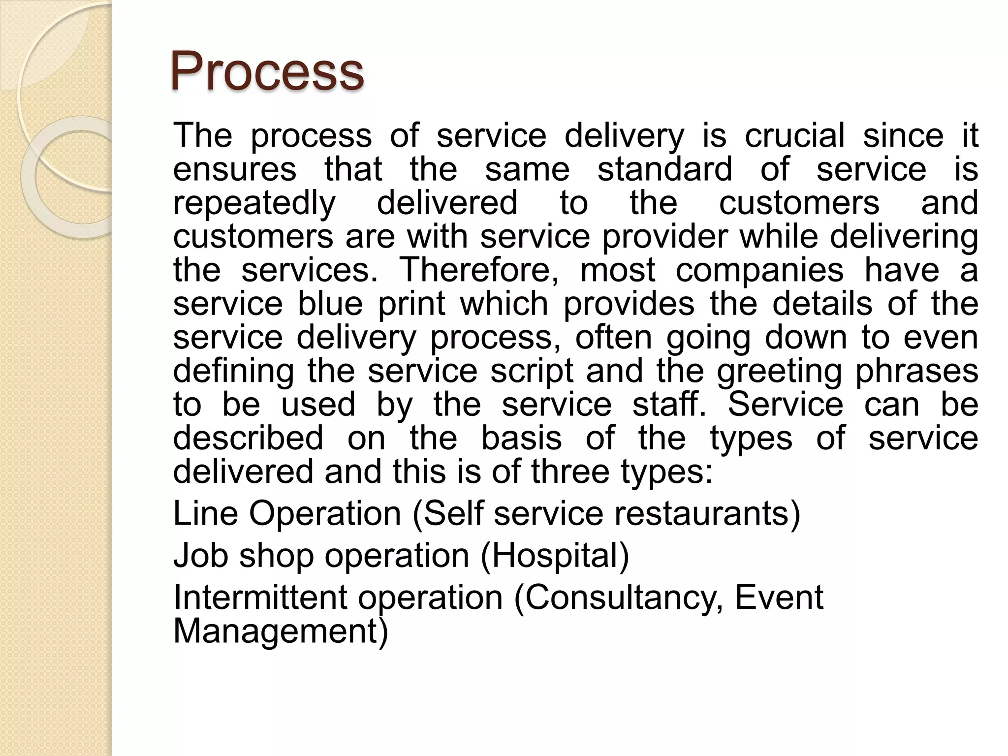 7 p's of service marketing | PPTX