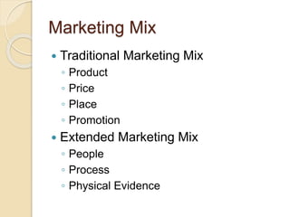 7 p's of service marketing | PPTX