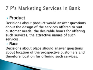 7 p's of Services Marketing | PPTX