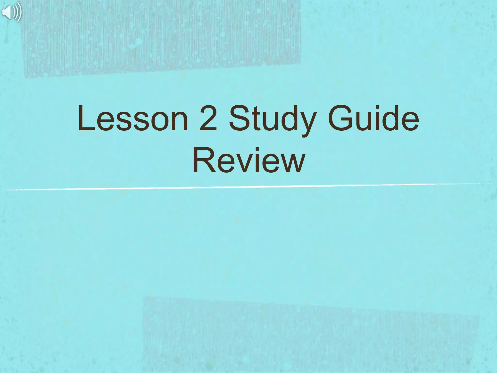 Chapter 2 study guide review | PPT