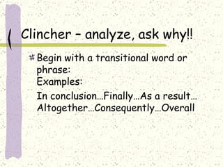 7P Umbrella Paragraph | PPT