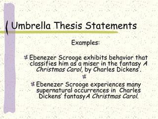 7P Umbrella Paragraph | PPT