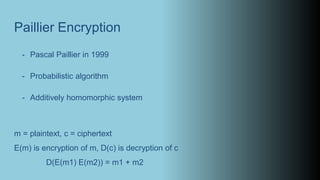 Homomorphic encryption | PPT