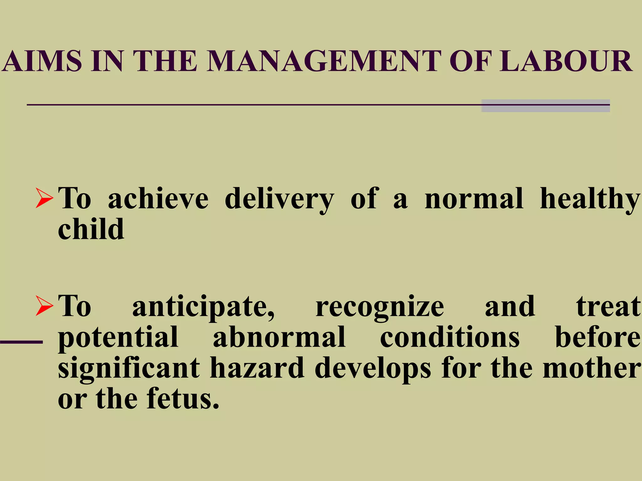 Normal labour and delivery | PPSX