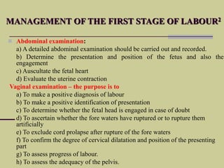 Normal labour and delivery | PPSX
