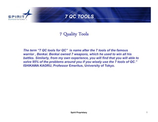 7 qc tool presentation material | PDF