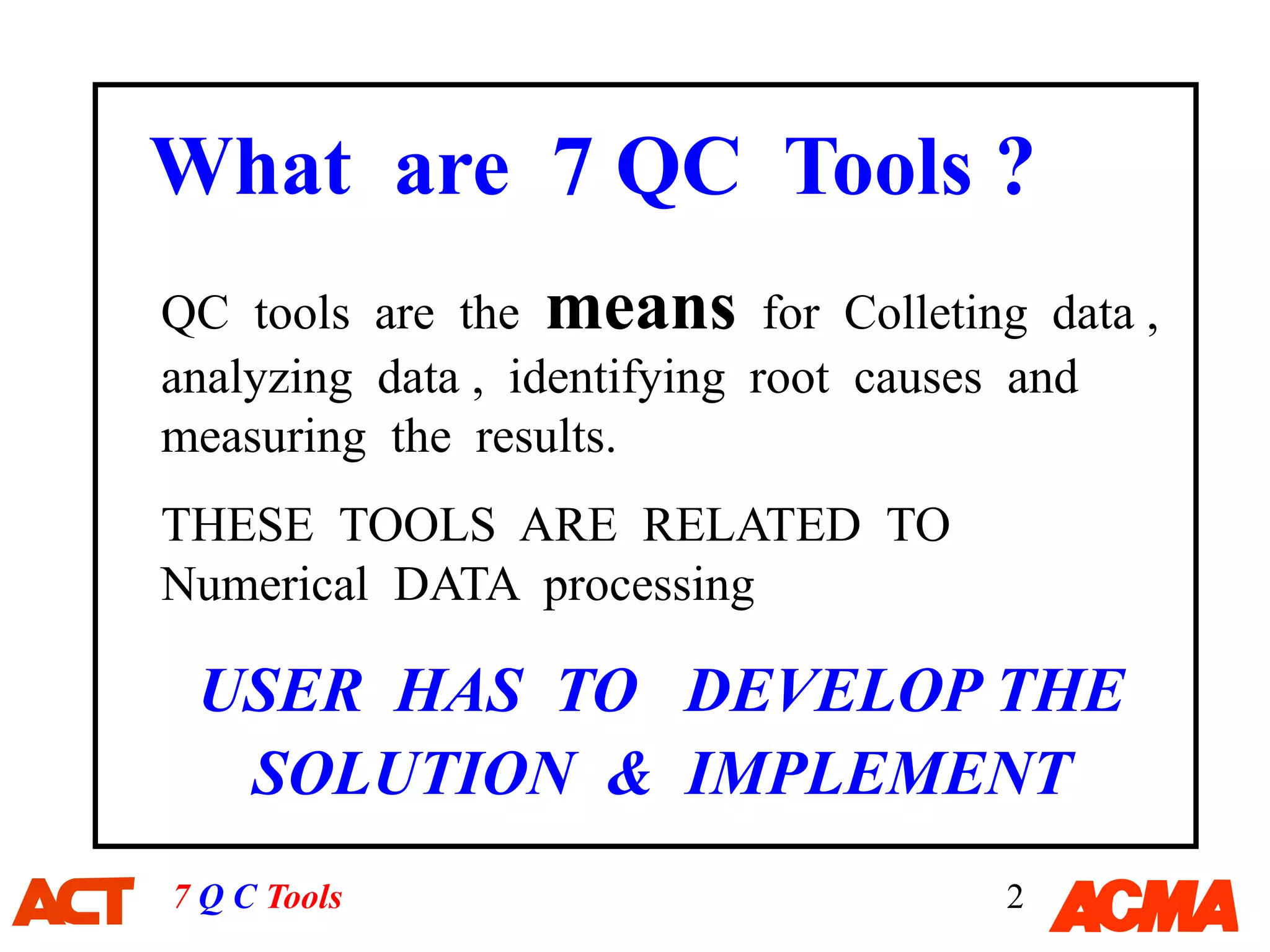 7 qc tools. | PPT