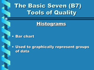 7QC TOOLS - New 7 Quality Control Tools with detailed explanation | PPT