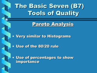 7QC TOOLS - New 7 Quality Control Tools with detailed explanation | PPT