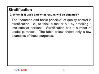 7 QC TOOL for measuring and mapping by me | PDF