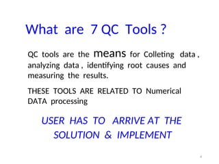 7QC tools training quality trainings for qc | PPT