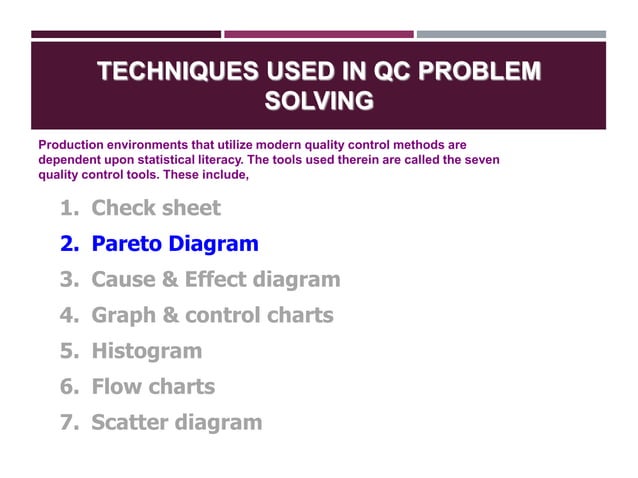 7 QC Tools ppt for presentation for training purpose | PPT | Technology ...