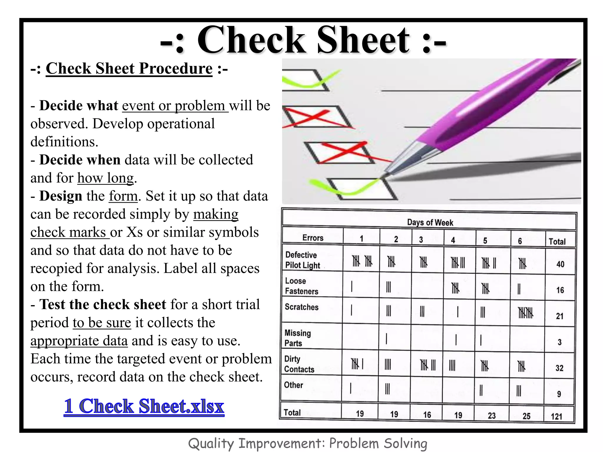 7 QC Tools training presentation | PDF