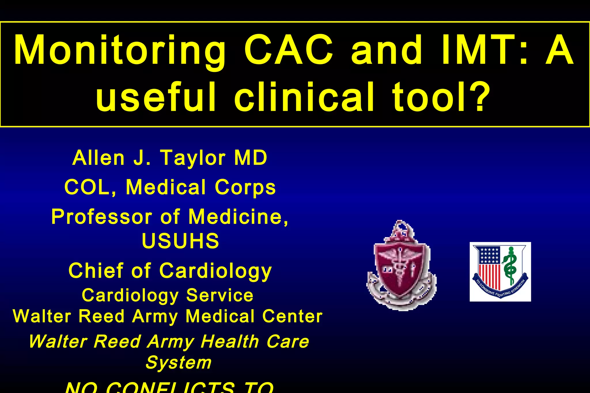 Taylor.aeha cac imt progression talk.1 | PPT