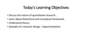 7 Essential Principles of Quantitative Research | PDF