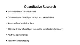 7 Essential Principles of Quantitative Research | PDF