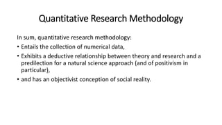 7 Essential Principles of Quantitative Research | PDF