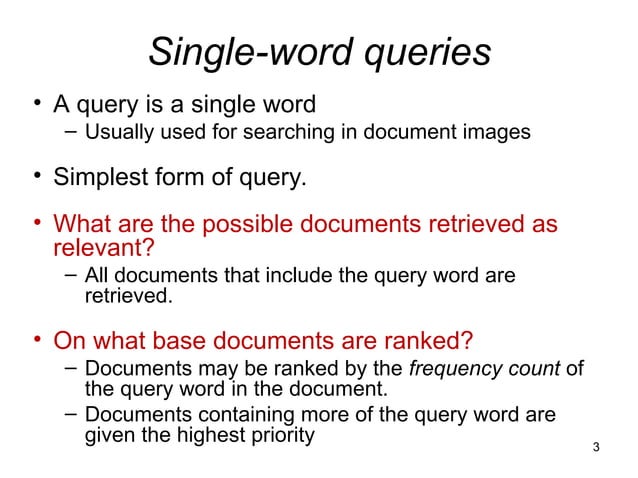 Information Retrieval QueryLanguageOperation.ppt | Search | Internet
