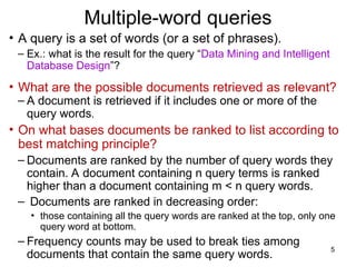 Information Retrieval QueryLanguageOperation.ppt | Search | Internet