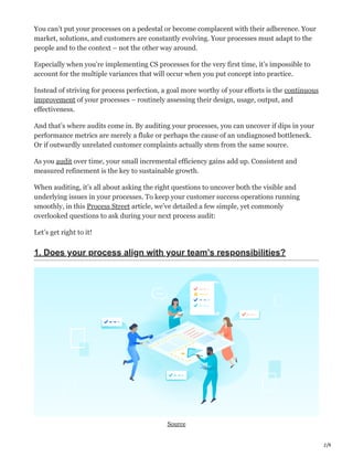 7 Questions to Ask When Auditing Your Customer Success Processes | PDF