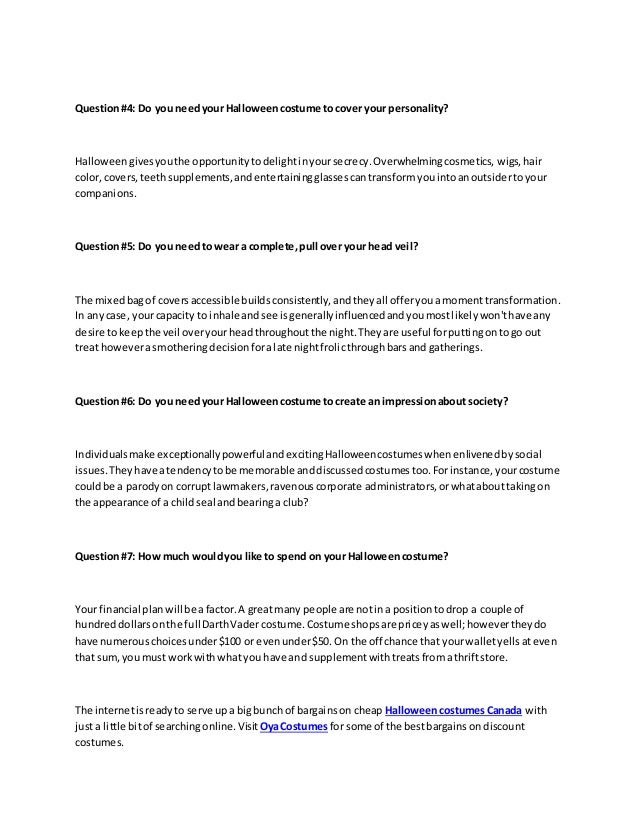 7 questions to help you choose your halloween costume 2015