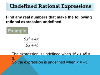 Rational Expressions | PPTX