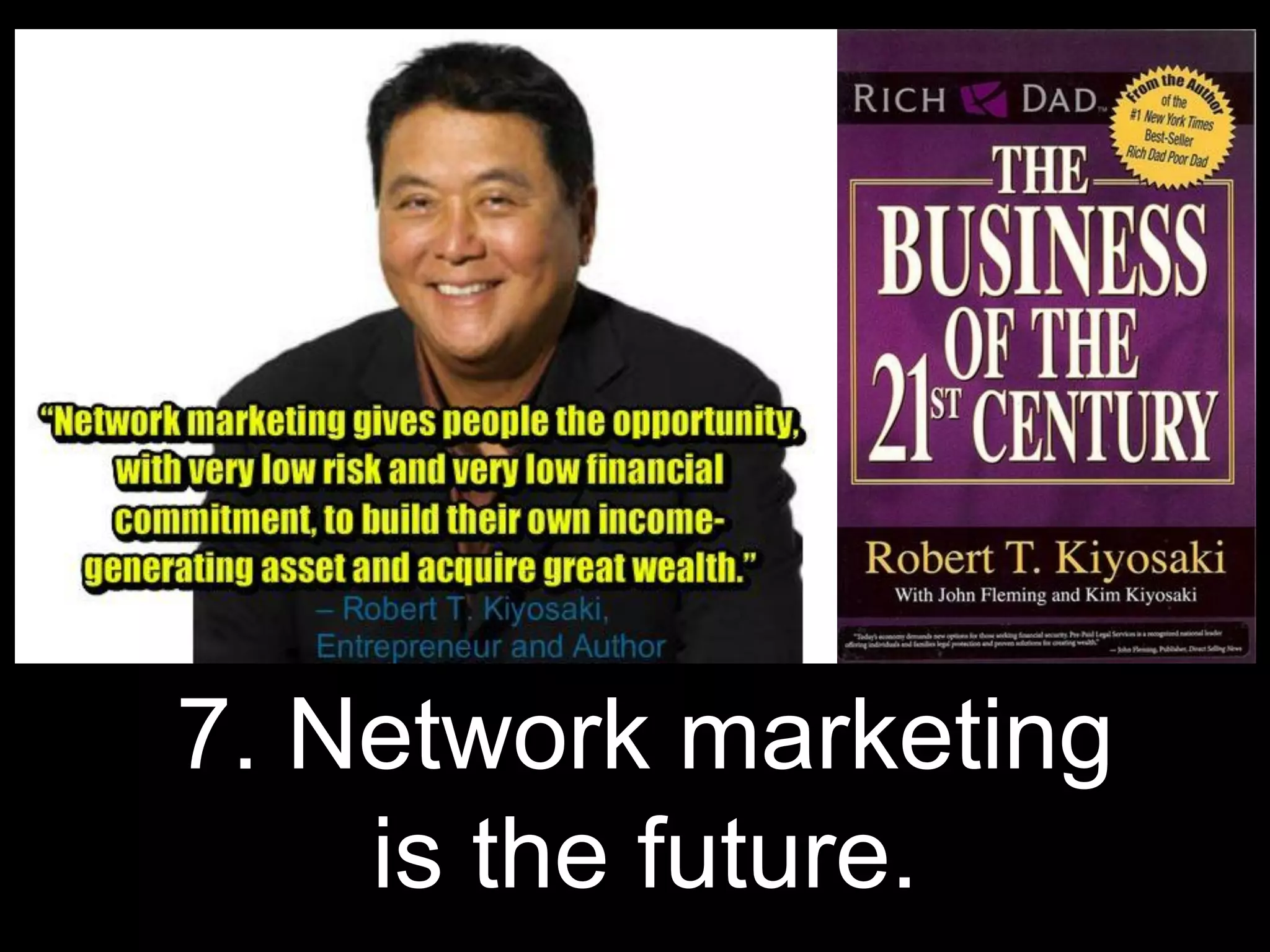 Seven Reasons Why You Should Own A Network Marketing Business | PDF