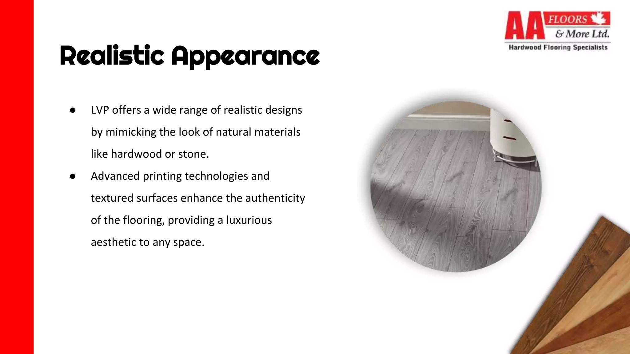 7 Reasons to Install Luxury Vinyl Plank (LVP) Flooring | AA Floors | PPTX