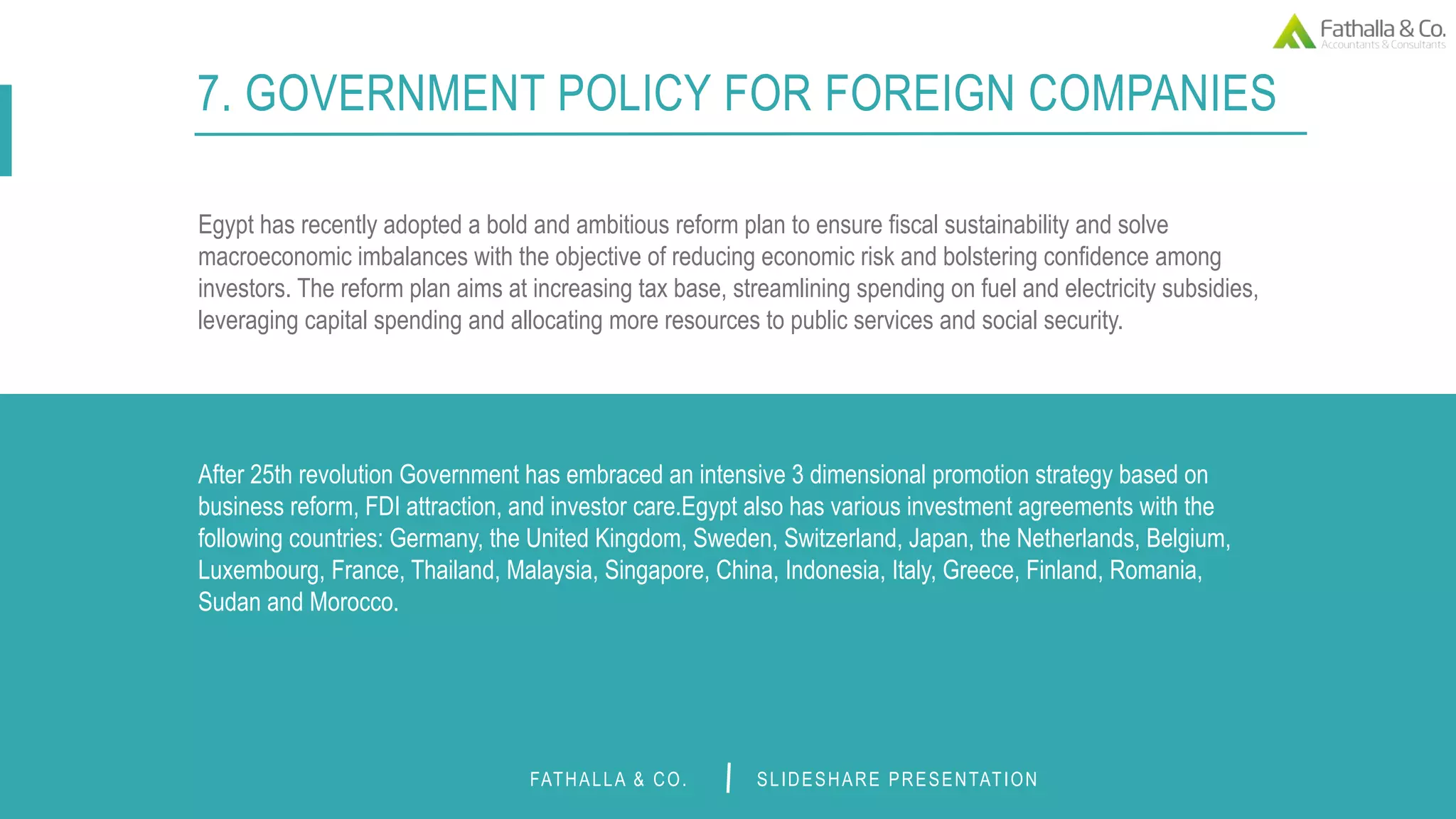 7 Reasons To Invest In Egypt | PPTX