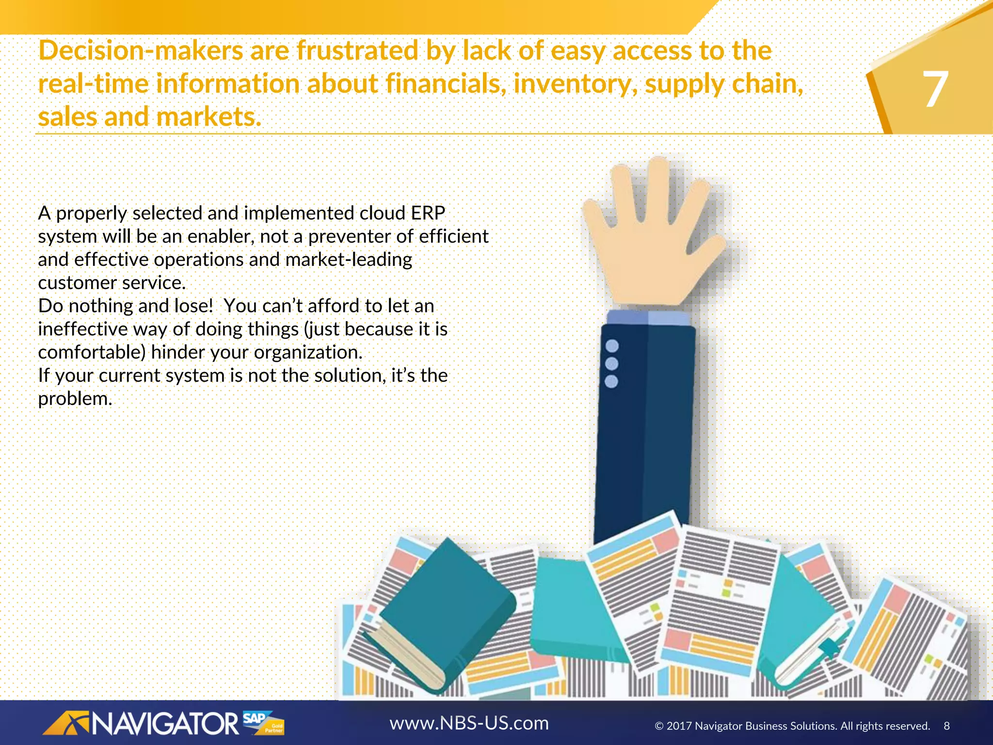 7 Reasons to replace your Business System | PPT