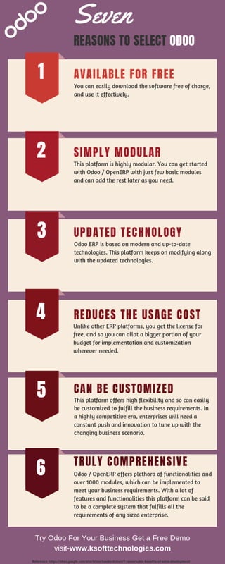7 Reasons To Select Odoo ERP | PDF