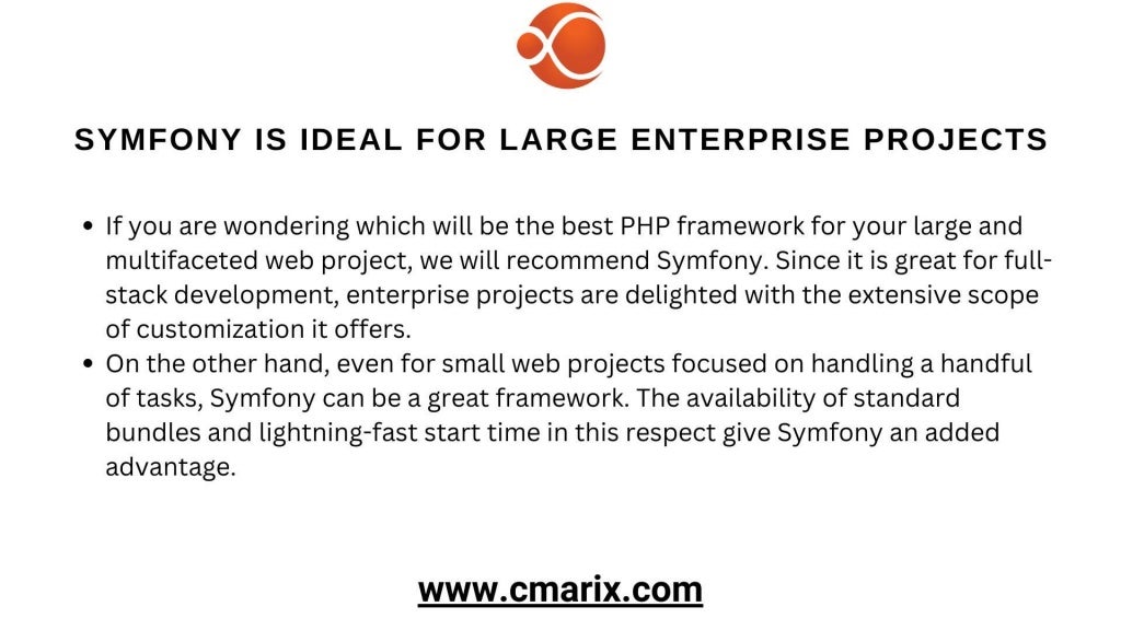 7 Reasons To Use Symfony Framework For Your Next Web Development Project | PPTX