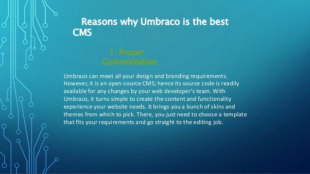 7 Reasons Why Umbraco CMS is the Best for Small Business | PPTX