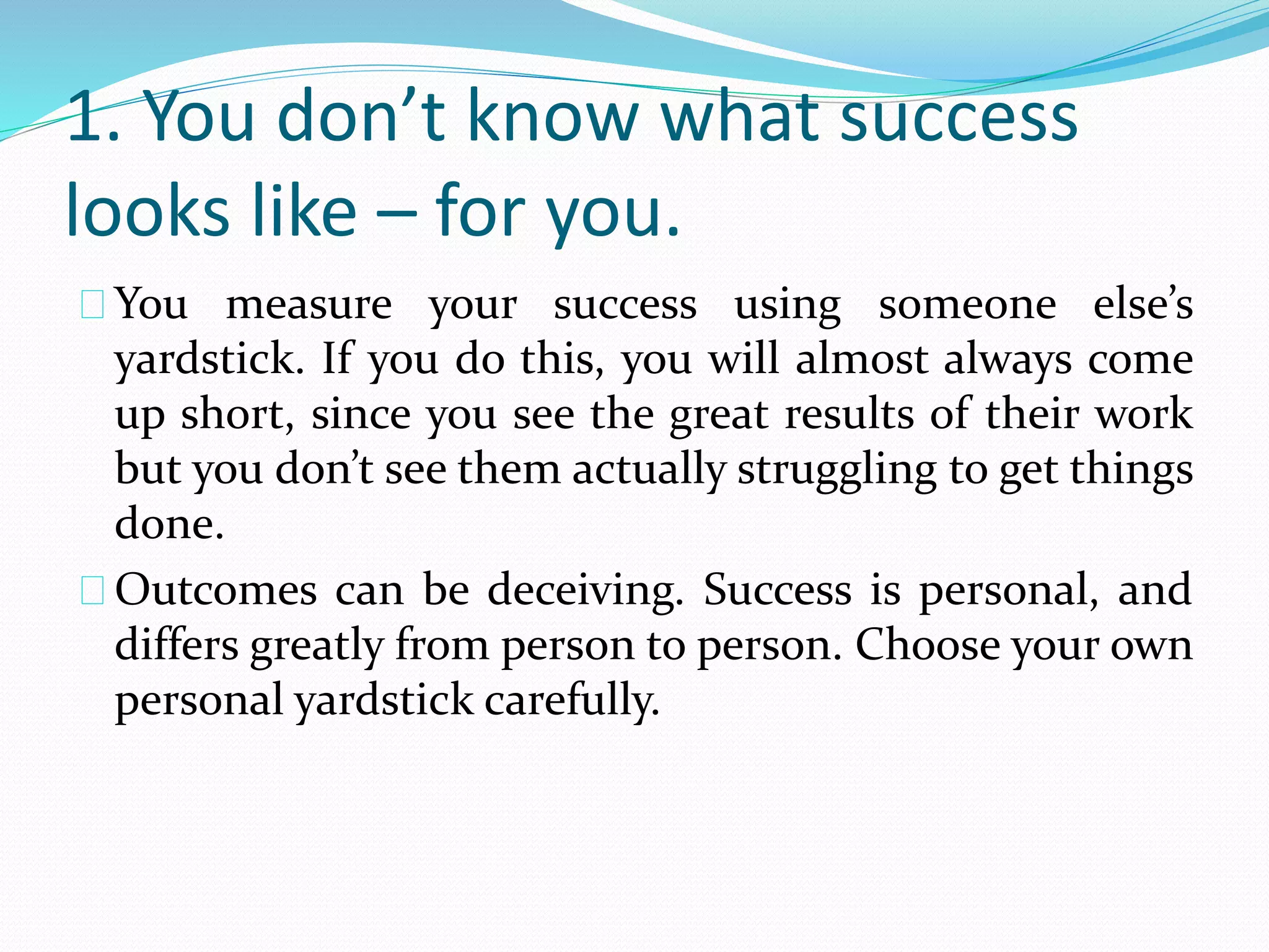 Identify and overcome 7 key roadblocks to success! | PPT