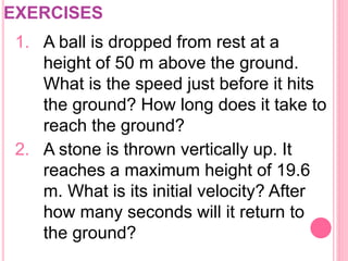 7 rectilinear motion | PPTX