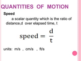 7 rectilinear motion | PPTX