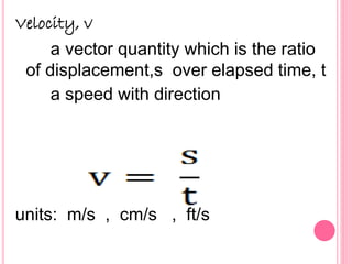 7 rectilinear motion | PPTX