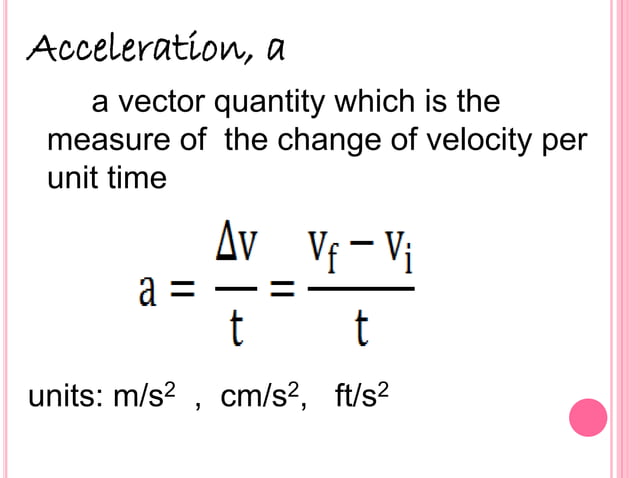 7 rectilinear motion | PPTX
