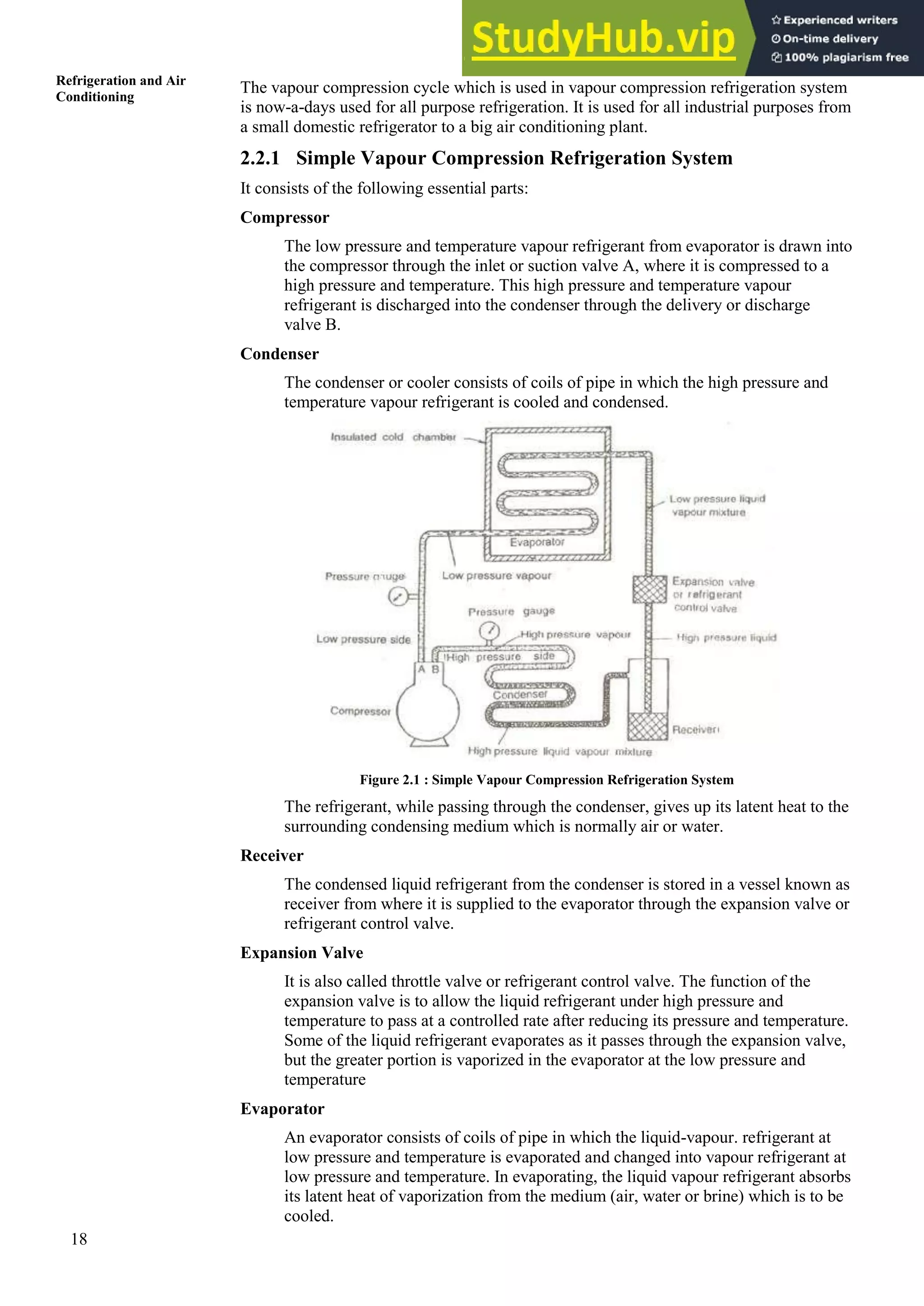 7 Refrigeration Cycle UNIT 2 REFRIGERATION CYCLE | PDF