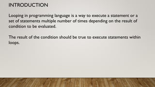 csharp repitition structures | PPT